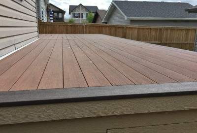 Composite decking with Smartboard cladding - National Fence & Deck ...