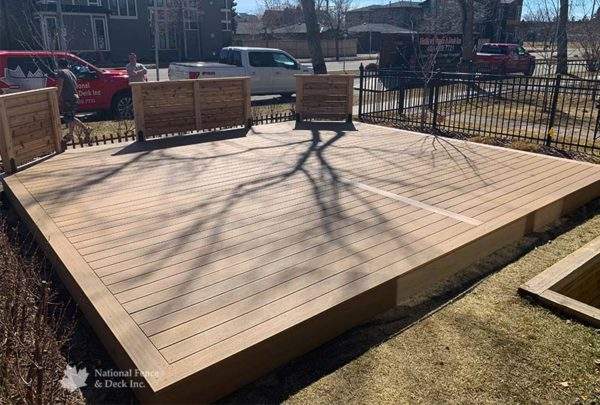 Timbertech Coconut Husk Front Deck | TimberTech Pro Installers