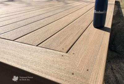 Timbertech Coconut Husk Front Deck | TimberTech Pro Installers