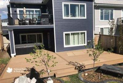 Timbertech Coconut Husk Ground Level Deck | TimberTech Pro Installers