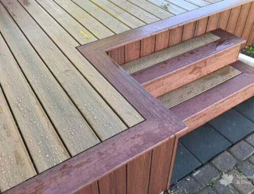 Timbertech Coconut Husk Front Deck | TimberTech Pro Installers