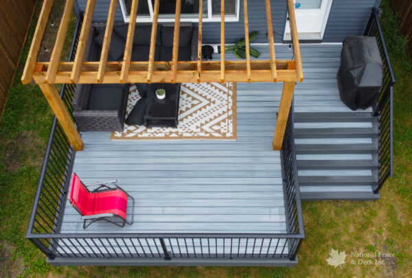 Trex Foggy Wharf Deck with Clam Shell Fascia